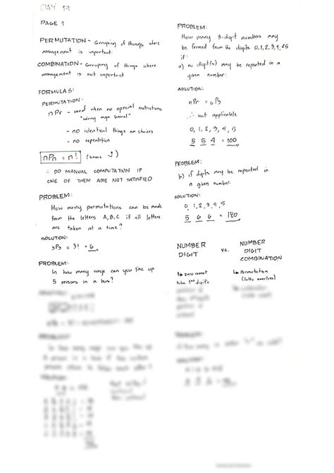 Solution Permutation And Combination Sample Problems Studypool