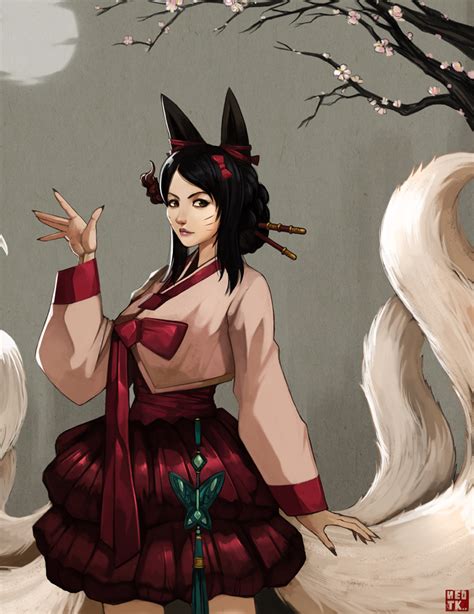 Dynasty Ahri Danbooru