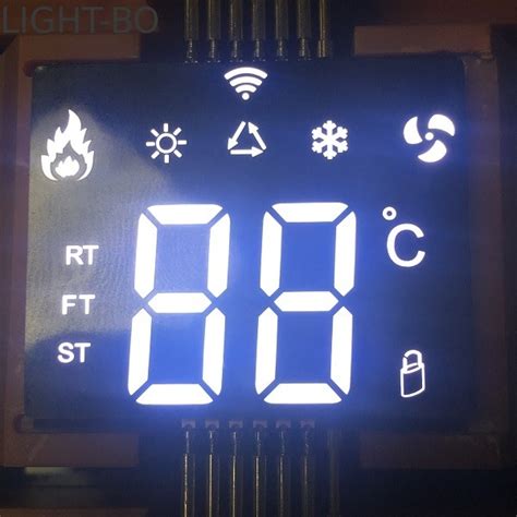Ultra Thin Custom Led Display Smd White 7 Segment For Air Conditioner