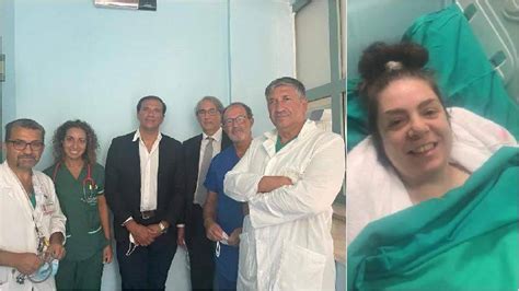 Catania Partorisce Dopo Il Trapianto Di Utero La Piccola Alessandra