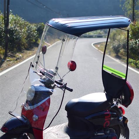 자전거 캐노피 전기차 바람막이 그늘막 방수 커버 차양막 스크린 Jiktem M4032604 Jiktem