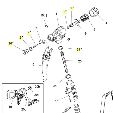 Graco 273141 Gun Repair Kit For Xtr5 Xtr7