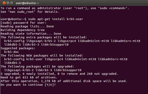 Kerberos For Ubuntu Documentation