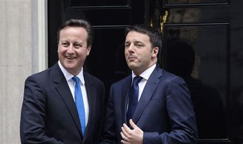 David Cameron Meets Italian Pm Matteo Renzi To Discuss Europe Reforms Uk News Uk