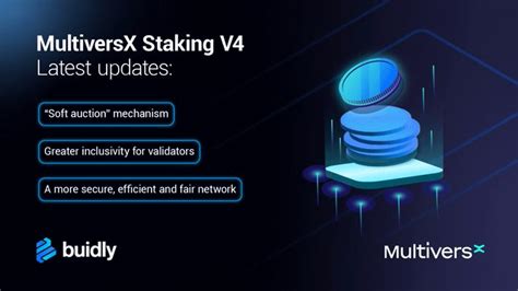Multiversx Staking V4 Explained By Buidly Relrondnetwork