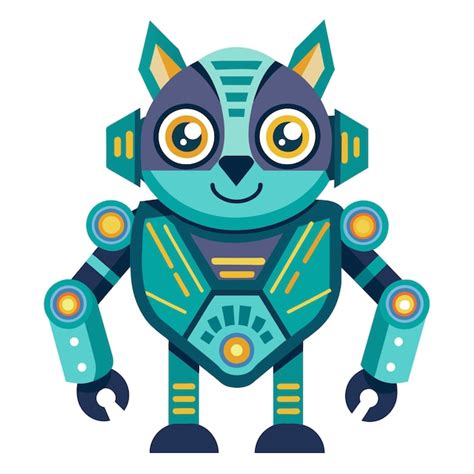 Premium Vector A Cat Robot