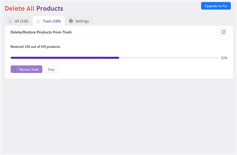 Delete All Products For Woocommerce Wordpress Plugin