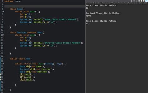 Java Methodhiding Oops Staticmethods Learning Mentorship Coding