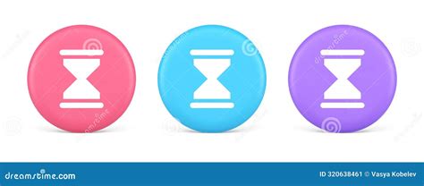 Hourglass Sand Timer Icon Cartoon Vector Illustration Cartoondealer