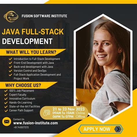 Join Our Java Full Stack Batch Tomorrow Fusion Software Institute