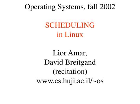 Ppt Scheduling In Unix Powerpoint Presentation Free Download Id5811153