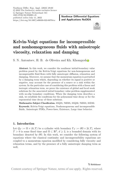 Kelvin Voigt Equations For Incompressible And Nonhomogeneous Fluids With Anisotropic Viscosity