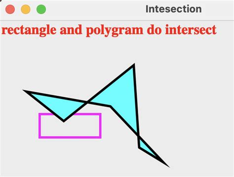 Check If A Polygon Overlaps With A Rectangle Rosetta Code