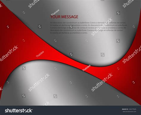 Red Metal Vector Background Overlap Dimension Stock Vector Royalty Free 135277025 Shutterstock