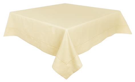 Скатертина лляна з мережкою Sklm46 Квадратна 140х140 см купити в Україні та Києві в інтернет