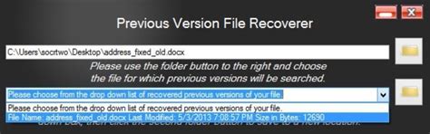 access and view system restore shadow copy previous versions backup