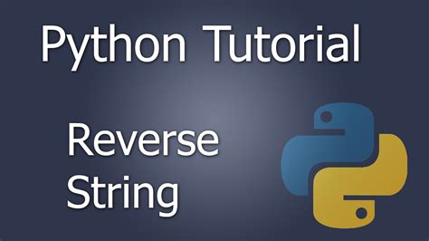 How To Reverse A String In Python Easy 4 Different Ways Youtube