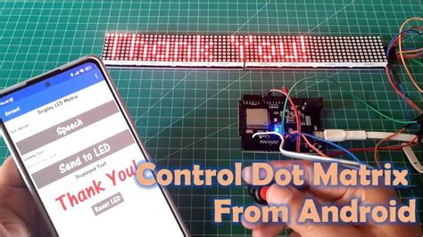 yaser ali husen on linkedin control dot matrix led with esp32 from