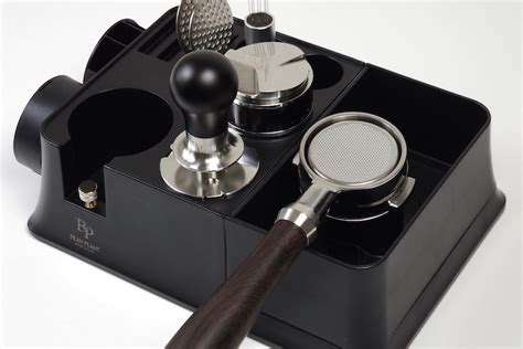 캡슐보관함·커피용품 블랙 탬핑 스테이션 포터필터 거치대 템핑 넉박스 템퍼 레벨링툴 보관함 오늘의집 쇼핑