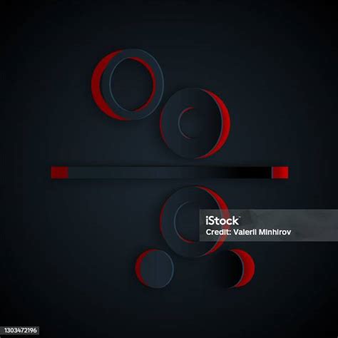 검은 색 배경에 격리 된 인쇄기 아이콘의 용지 롤을 잘라 종이 아트 스타일 벡터 3차원 형태에 대한 스톡 벡터 아트 및 기타 이미지 3차원 형태 Cmyk 검은색