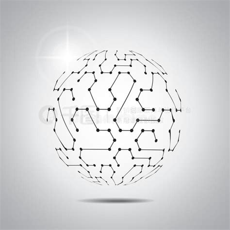 电路高清图片 科技感十足的电路板球体 科技感十足的电路板球体图片免费下载 5096711127 千图网pro