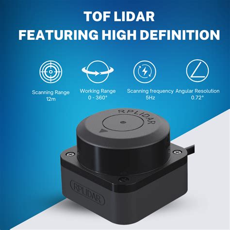 Interactive Amr Vr Viewing Device Indoor And Outdoor 360° 15hz 25m Triangulation Lidar