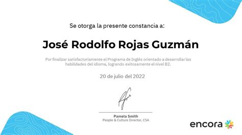 Jose Rodolfo Rojas On Linkedin I Completed My B2 Level In Lingoforme