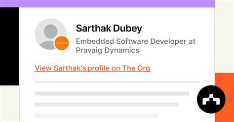 Sarthak Dubey Embedded Software Developer At Pravaig Dynamics The Org