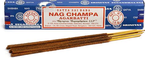 3 Packs Origional Satya Sai Baba Nag Champa Incense Sticks