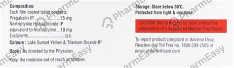 Pregadoc Nt Strip Of 10 Tablets Uses Side Effects Price And Dosage