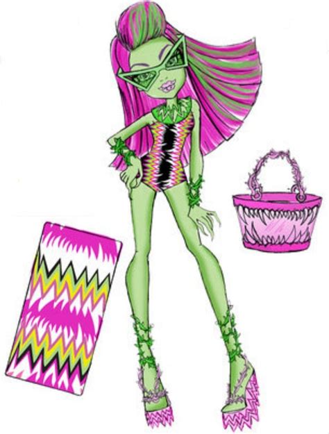 Monster High Swim Class Venus Concept Art Monster High Art Monster