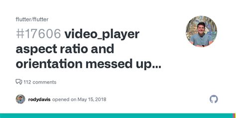 Videoplayer Aspect Ratio And Orientation Messed Up On Ios · Issue