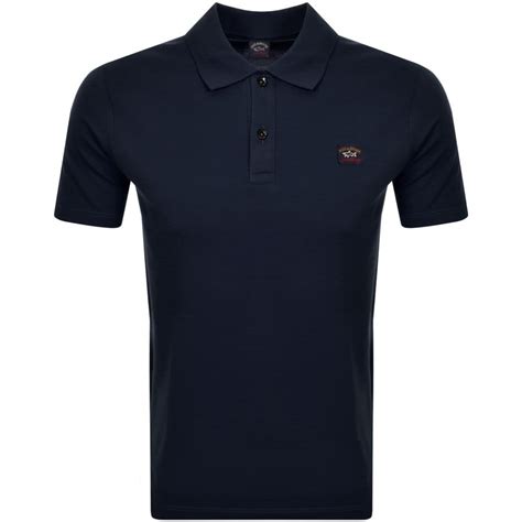 Paul And Shark Short Sleeved Polo T Shirt Navy | Mainline Menswear ...
