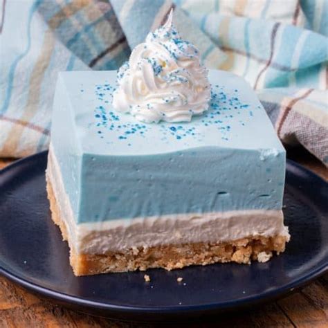 Blue Raspberry Dream Bars Raspberry Desserts Desserts Gender Reveal