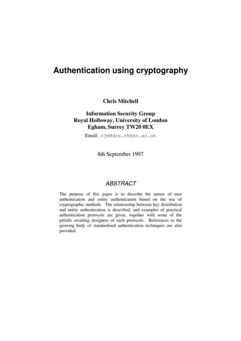 pdf authentication using cryptography