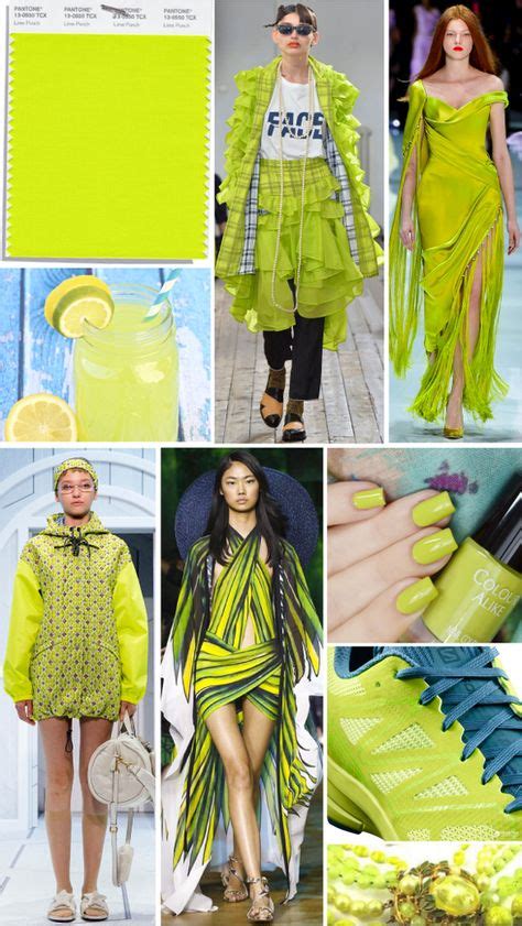 Vibrant Green And Yellow Color Scheme Limelight Pantone Pantone Lime