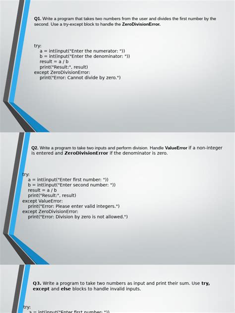 Exception Handling Pdf Computer Programming Computing