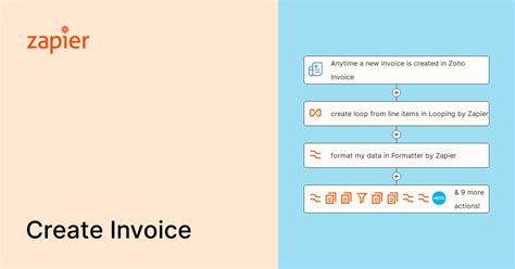 Anytime A New Invoice Is Created In Zoho Invoice Create Loop From Line