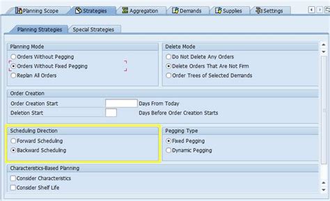 Backward Scheduling And Forward Scheduling In Sap Erp And Sap Apo