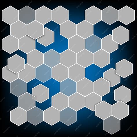 Premium Vector Abstract Elements Infographic Hexagon Shape Data