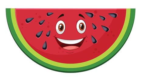 Watermelon Cartoon Vector Art Icons And Graphics For Free Download