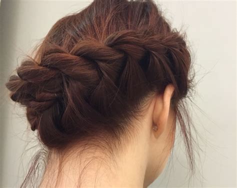 Rope Braid Updo By Mary Deathofastylist Carltonhairtopanga Pelo