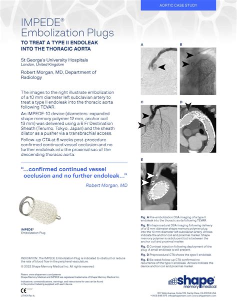 Evidence Shape Memory Medical