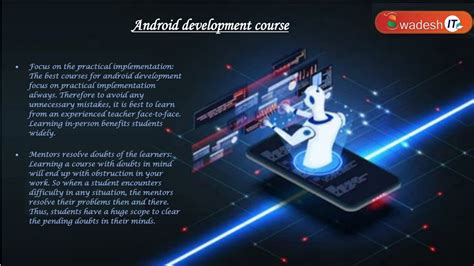 ppt android development course powerpoint presentation free download
