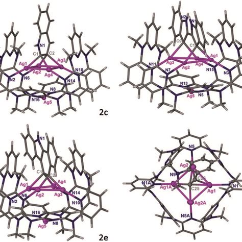 Crystal Structures Of Polysilver Indole Complex 2a And Its Download Scientific Diagram