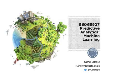 machine learning for predictive analytics geog5927m predictive analytics