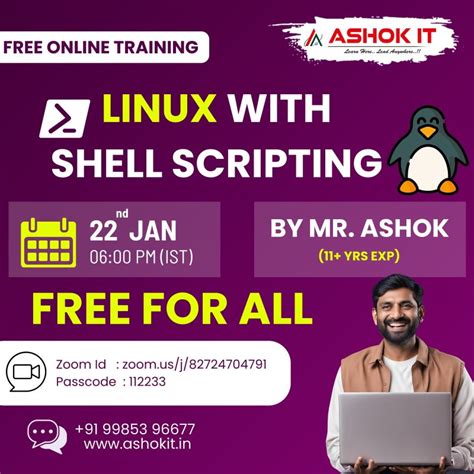 linux shellscripting freetraining techskills ittraining… ashok it