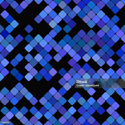 Repeating Rounded Square Mosaic Pattern Background Stock Illustration Download Image Now