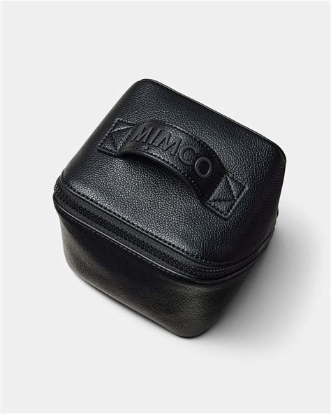 Black Cube Cosmetic Case Cosmetic Bags Mimco