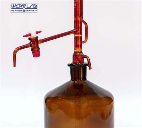 Wertlab Automatic Burette Borosilicate Amber Glass